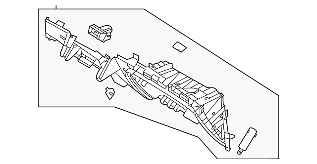 2022 Hyundai Tucson Center Panel 84760-CW100-NNB | OEM Parts Online