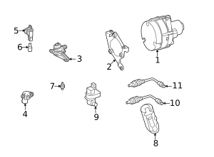 001-540-79-17 - Oxygen Sensor 2002-2011 Mercedes-Benz | Mercedes-Benz ...
