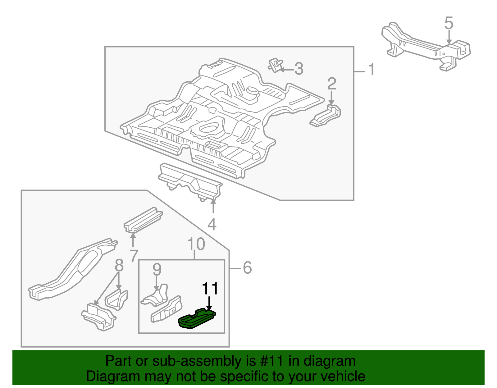 04656-S01-A00ZZ - 1997-2000 Honda Civic - Panel Set R Side Sill Extension | Genuine Honda Parts