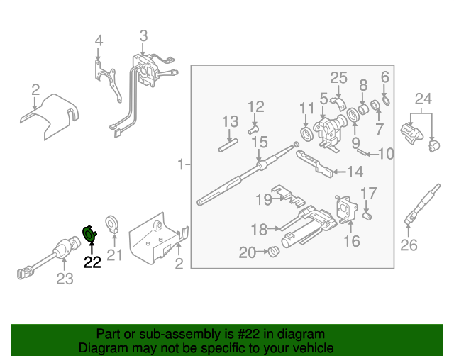 2006-2010 Hummer Position Sensor Retainer Clip 19180263 | GMPartsDirect.com