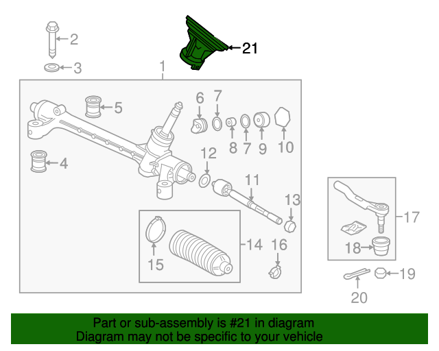 53501-T5R-000 - Grommet, Steering - 2015-2020 Honda | Genuine Honda Parts