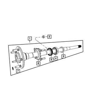 83503077 - Axle Shaft Ring 2001-2018 Jeep | AutoNationParts.com