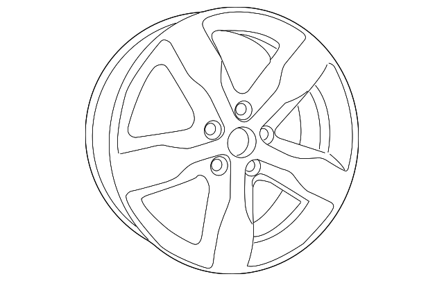 2011-2013 Jeep Grand Cherokee Wheel, Alloy 1JD14DD5AE | TascaParts.com