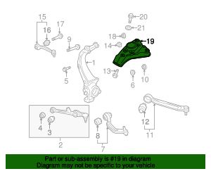 Genuine Audi 4E0-412-383-F | Upper Bracket | FREE Shipping on Most ...