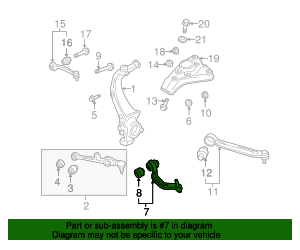 4E0-407-694-R - Suspension Control Arm 2007-2009 Audi S8 ...