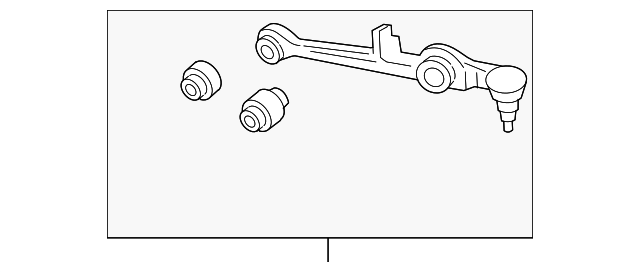4E0-407-151-L - Lower Control Arm 2004-2010 Audi | Audi OEM Parts
