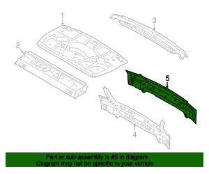 Genuine BMW 41-00-7-440-840 | Outer Panel | FREE Shipping on Most ...