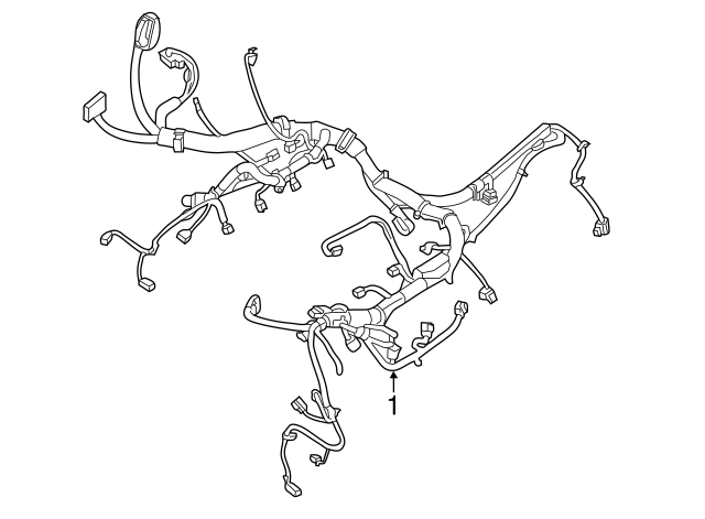 2017-2019 Nissan Engine Harness 24011-9JJ0A | TascaParts.com
