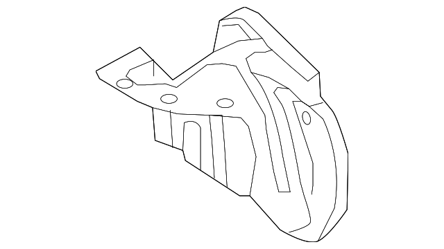 74551-T5R-A00 - Cover R Rear Fender - 2015-2017 Honda Fit | Genuine ...