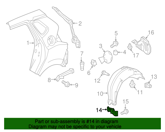 74485-T5R-A00 - Baffle Plate 2015-2020 Honda Fit | Honda Parts Online