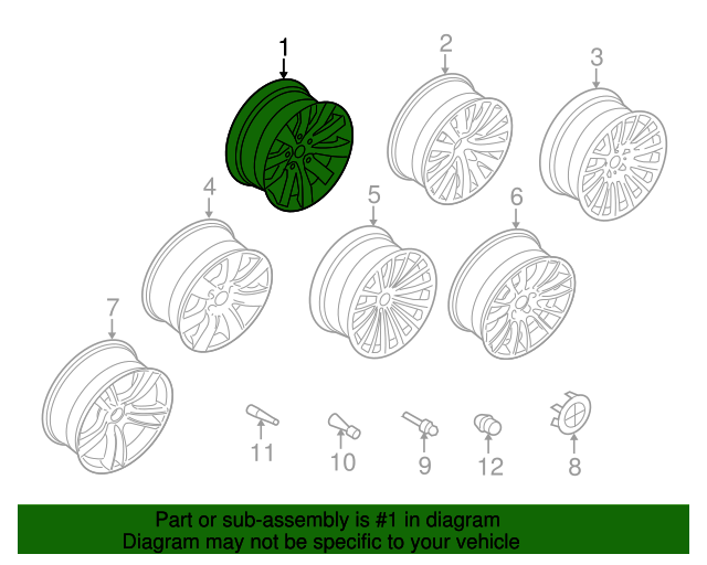 Genuine BMW 36-11-6-777-777 | Wheel, Alloy | FREE Shipping on Most ...