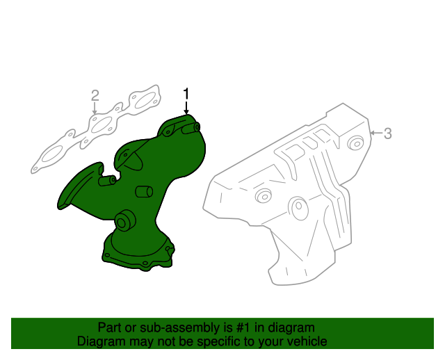 2022-2024 Nissan Exhaust Manifold 14002-JA11B | OEM Parts Online