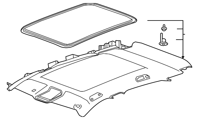 2019-2020 Cadillac XT4 Headliner 84577620 | GMPartsDirect.com