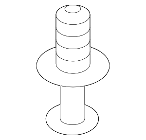 201-990-02-92-9051 - Bumper Cover Rivet 2019-2024 Mercedes-Benz ...