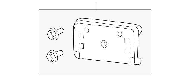 License Bracket - Mopar (68293738AA) | Mopar Parts Canada