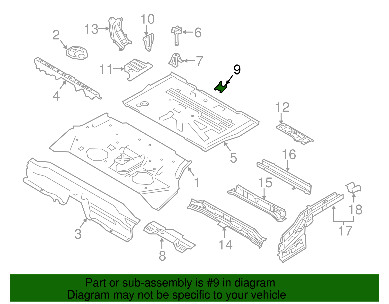 2011-2017 Nissan Juke Mount Bracket 74599-1KD0A | Team Nissan Inc.