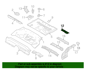 2012-2017 Nissan Juke Side Extension Lower Cover 74815-1KD1A | Nissan ...