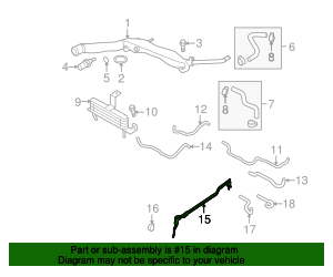2010 Subaru Outback Cooler Pipe 45522AJ02A | Subaru Parts Store