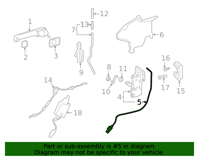 463-905-81-00 - Door Lock Switch 2019-2024 Mercedes-Benz | AutoNation Parts