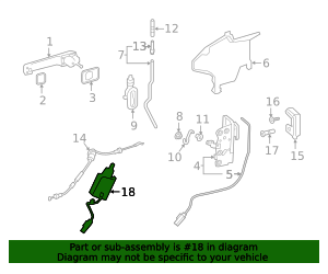 463-906-83-02 - Lock Actuator 2019-2023 Mercedes-Benz | Mercedes-Benz ...