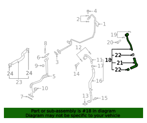 28250-2S300 - Turbocharger Coolant Line 2021-2023 Hyundai | Group 1 ...
