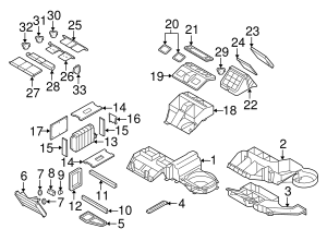 2006-2009 GM Heating and Air Conditioning Panel Mode Door Actuator ...