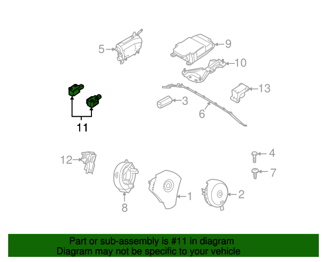 Genuine BMW 65-77-6-964-608 | Sensor | FREE Shipping on Most Orders ...