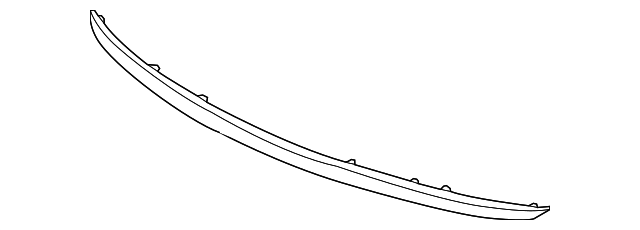 71122-T0G-A01 - Molding Front Grille (Upper) - 2012-2014 Honda CR-V ...