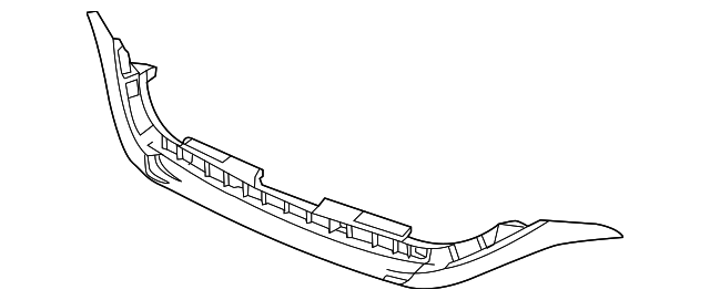 2012-2014 Honda CR-V 5-DOOR Garnish, Front Grille (Lower) 71127-T0G-A01 ...