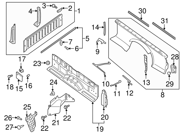 2009-2020 Nissan Spring Fuel Filler 78836-1CA0A | TascaParts.com