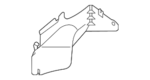2016-2019 Nissan Rear Shield - Driver's Side (LH) 93831-EZ00A ...