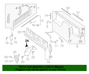 2007-2021 Nissan Front Shield Clip 01553-0093U | QuirkParts