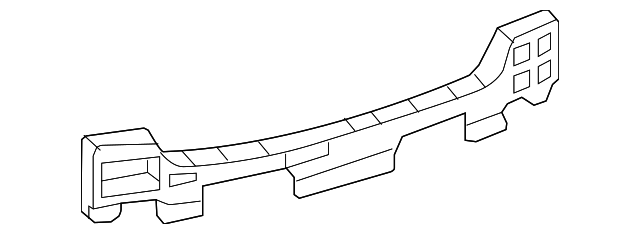 52615-48160 - Bumper Impact Absorber - 2011-2013 Toyota Highlander ...