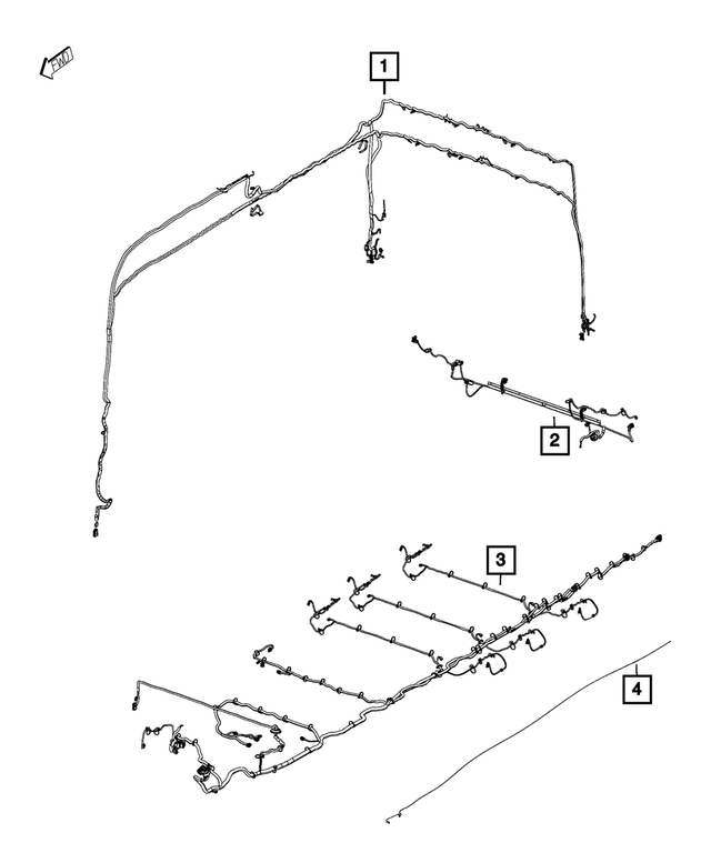2019-2020 Ram Body Right Wiring 68311818AE | My Mopar Parts