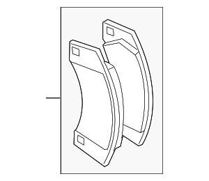 2011-2018 Porsche Cayenne Brake Pads Rear 958-698-451-C | Porsche Marin
