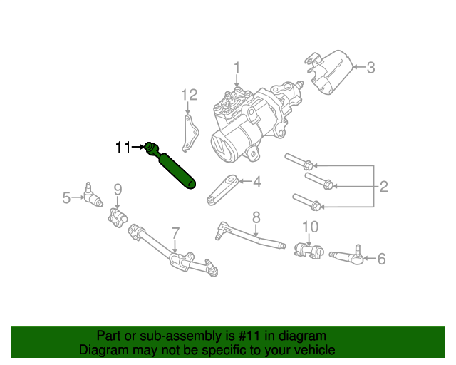 2011-2024 Ford Steering Damper KC3Z-3E651-C | OEM Parts Online