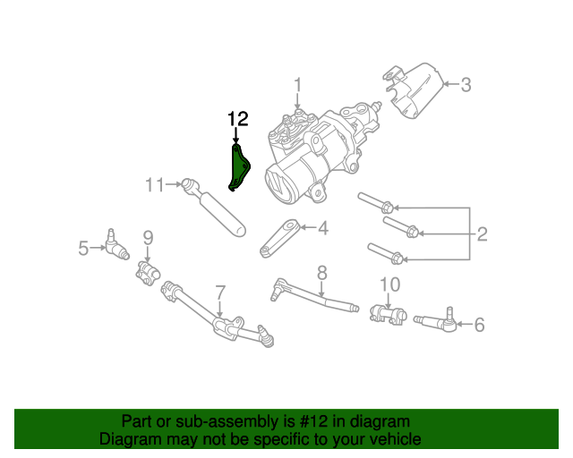 2011-2020 Ford OEM NEW 11-2019 Ford F250 F350 Super Duty Damper Bracket ...