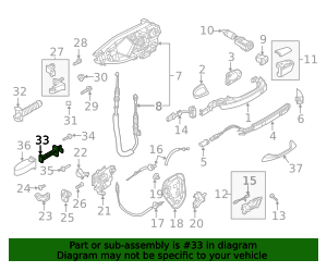 2019-2024 Audi Door Check 4K8-837-249 | OEM Parts Online