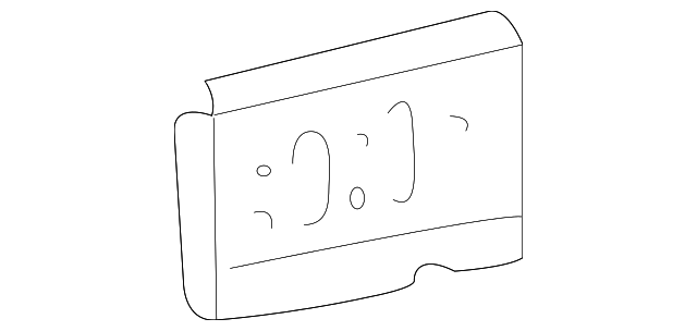 57117-52020 - Plate Reinforcement - 2000-2006 Toyota | Lithia Toyota Parts