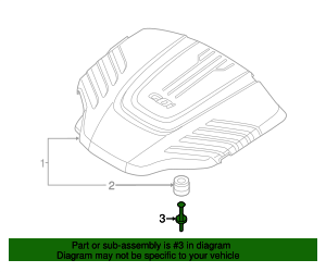 29246-3CAA0 - Engine Cover Ball Stud 2014-2022 Kia | Kia.Parts Store