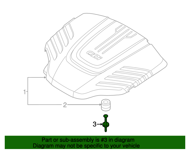 29246-3CAA0 - Engine Cover Ball Stud 2014-2022 Kia | Kia.Parts Store