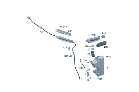 Front Windshield Washer System for 2024 Mercedes-Benz EQS 580 SUV ...