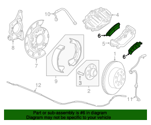 2016-2019 GM Rear Disc Brake Pad Set 87827068 | OEM Parts Online