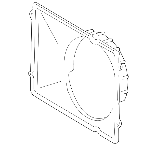 2001-2007 Toyota Fan Shroud 16711-0F030 | Toyota Parts Center