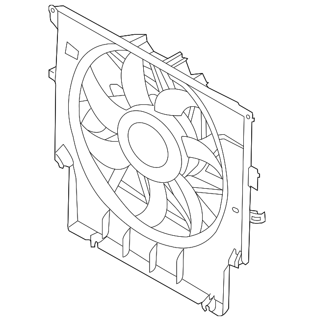 17-42-7-601-176 - Fan Assembly - 2013-2018 BMW | Wholesale BMW