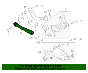 31387207 - Trailing Arm - 2017-2021 Volvo | Volvo OEM Parts Direct