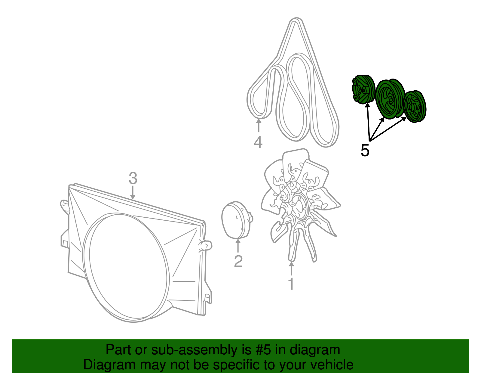 1993-1997 Ford 1993-1997 Ford Serpentine Tensioner - Motorcraft (BT-37) F5TZ-6B209-D | Dealer ...