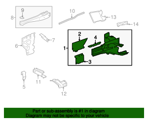 2008-2017 Mercedes-Benz Apron Assembly 204-620-01-50 | MB Online Parts
