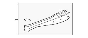 204-630-19-40-64 - Upper Rail 2008-2014 Mercedes-Benz | Mercedes-Benz ...
