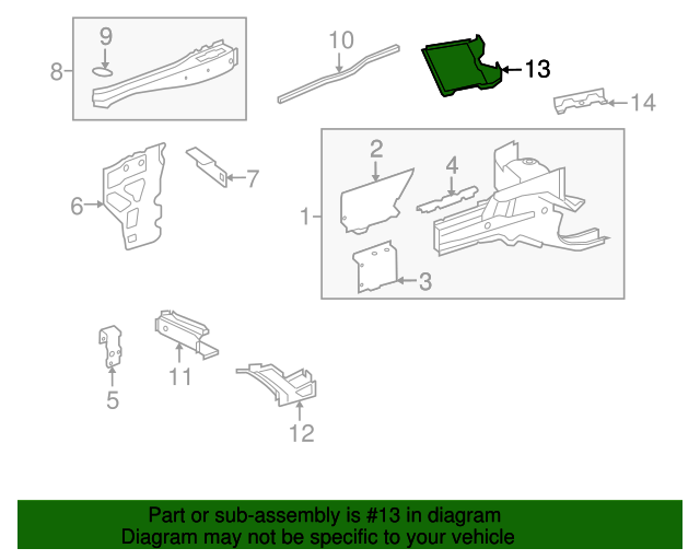 2008-2015 Mercedes-Benz Battery Tray 204-620-00-18 | AutoNationParts.com